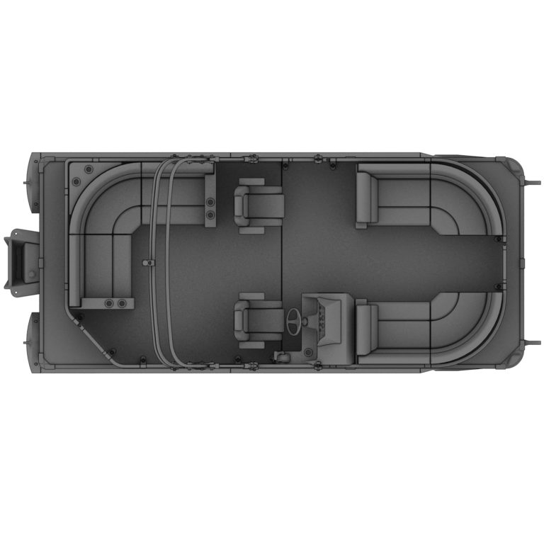 1/10th Scale 20′ Pontoon Layout B | Spyker Workshop