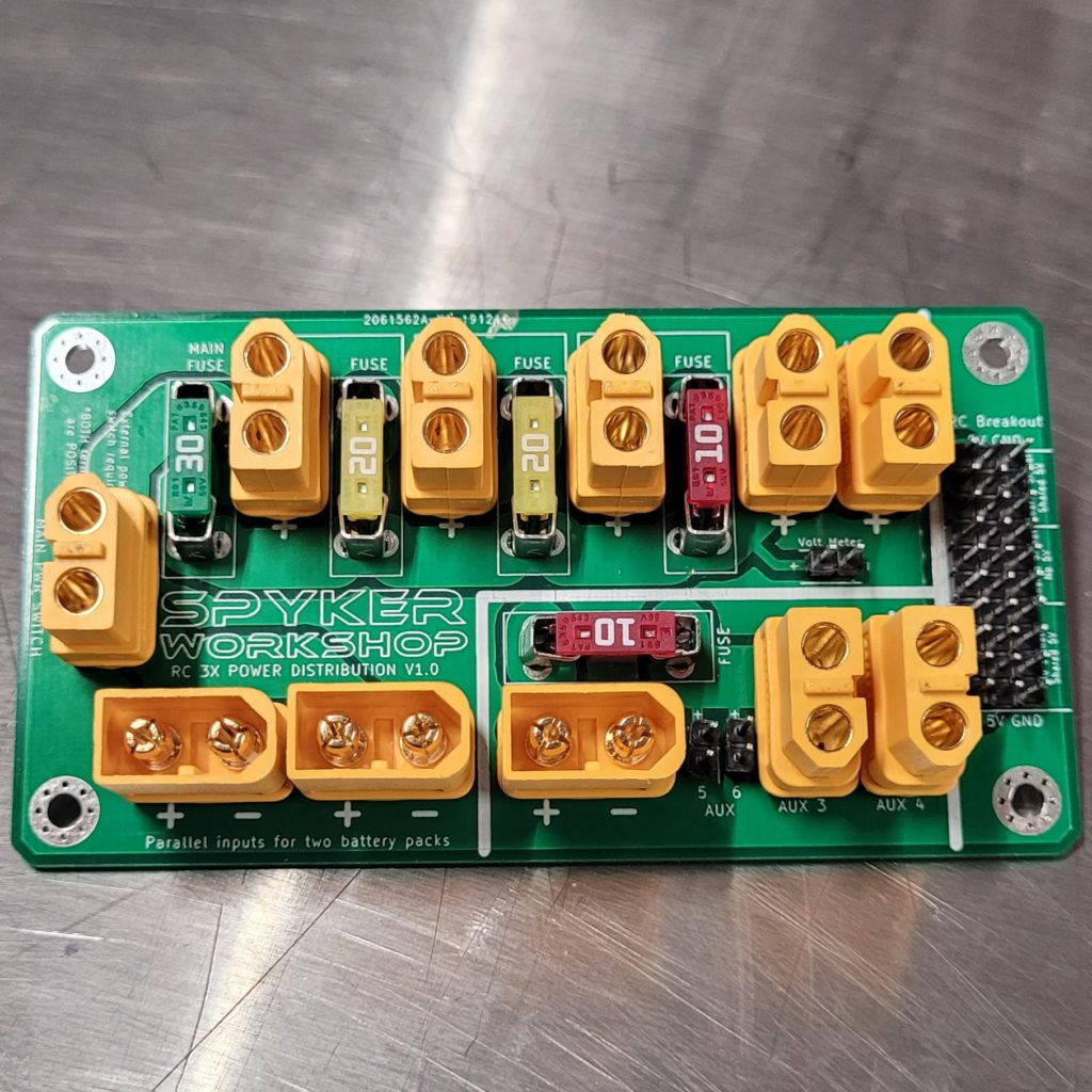 Brushed Power Distribution PCB | Spyker Workshop